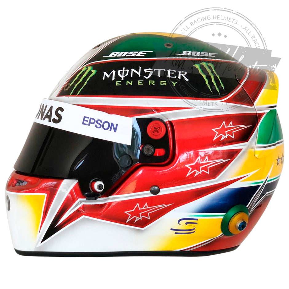 Lewis Hamilton F1 Helmets | Full Scale 1:1 Replicas | All Racing Helmets